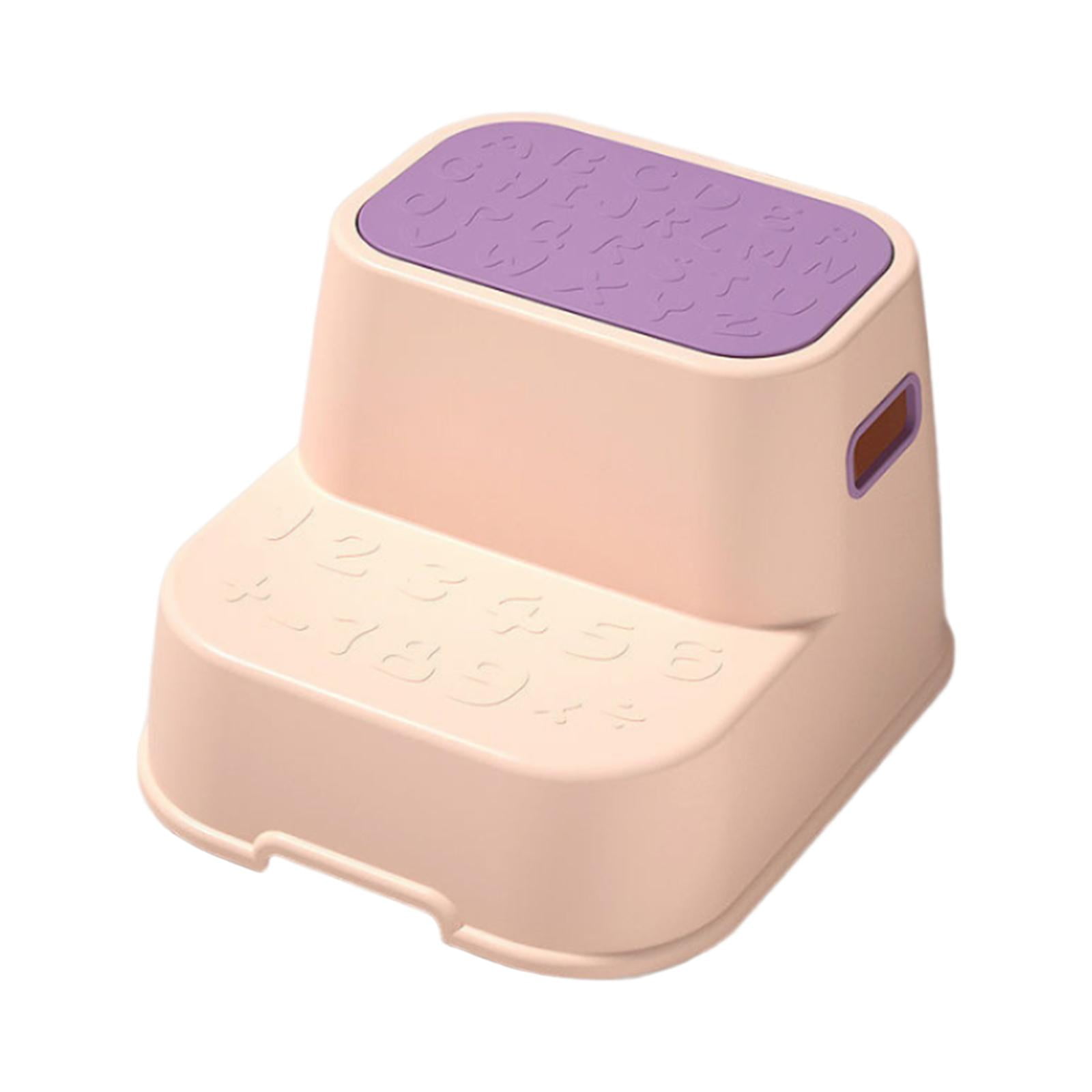 Step Stool Double up Toddlers Step Stool for Playroom Entryway Bathroom ...