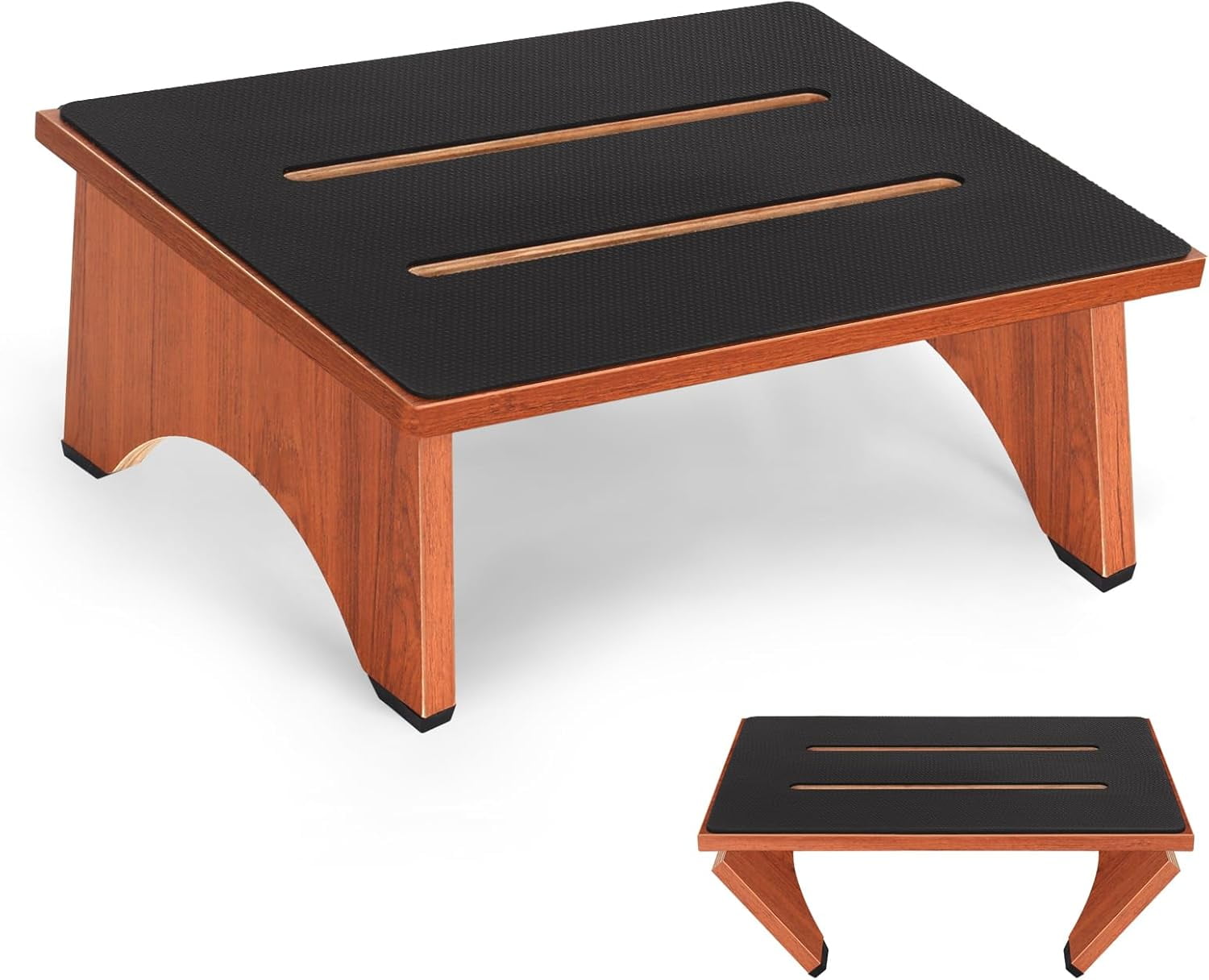 Step Stool Foldable, One Step Stool with Non-Slip Rubber Feet ...