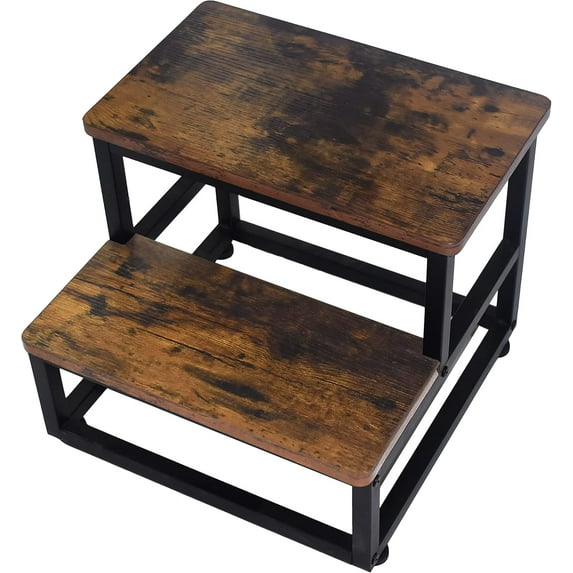 Step Stool, Multi Purpose Stools for Kids Adults, Round Corner Bed High ...