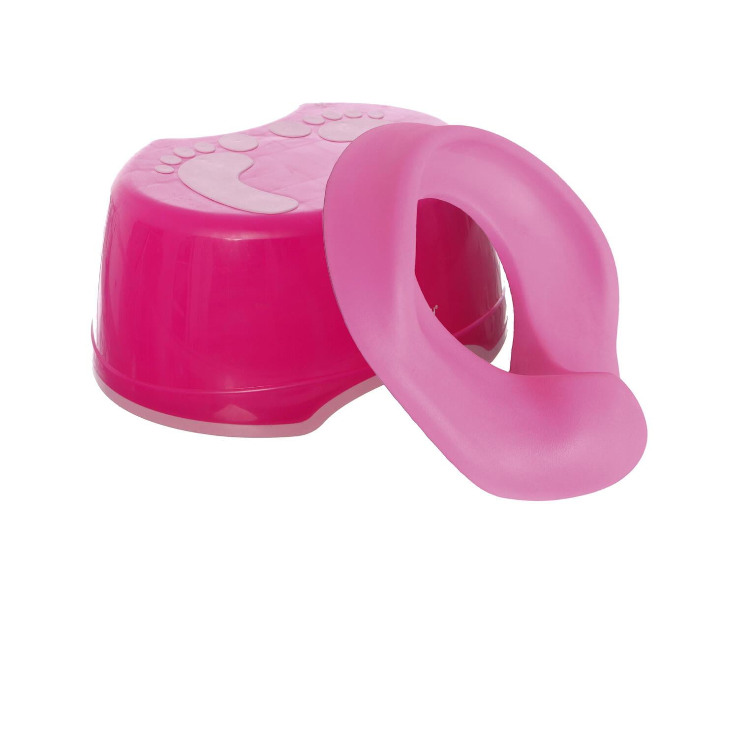 Step Stool & Soft Potty Seat Combo-Color:Pink - Walmart.com