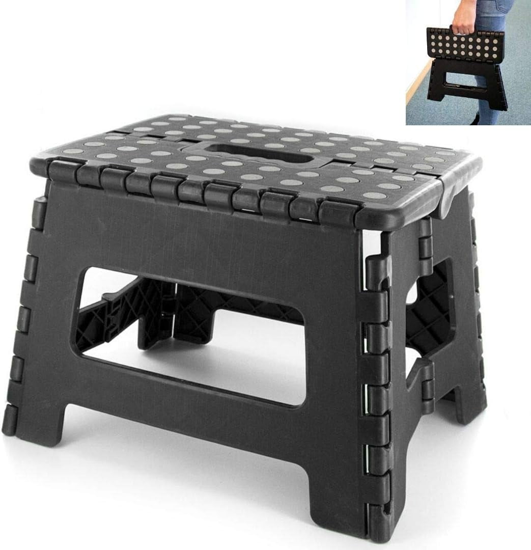 Step Stool, Space-Saving Design For Easy Storage And Portability ...
