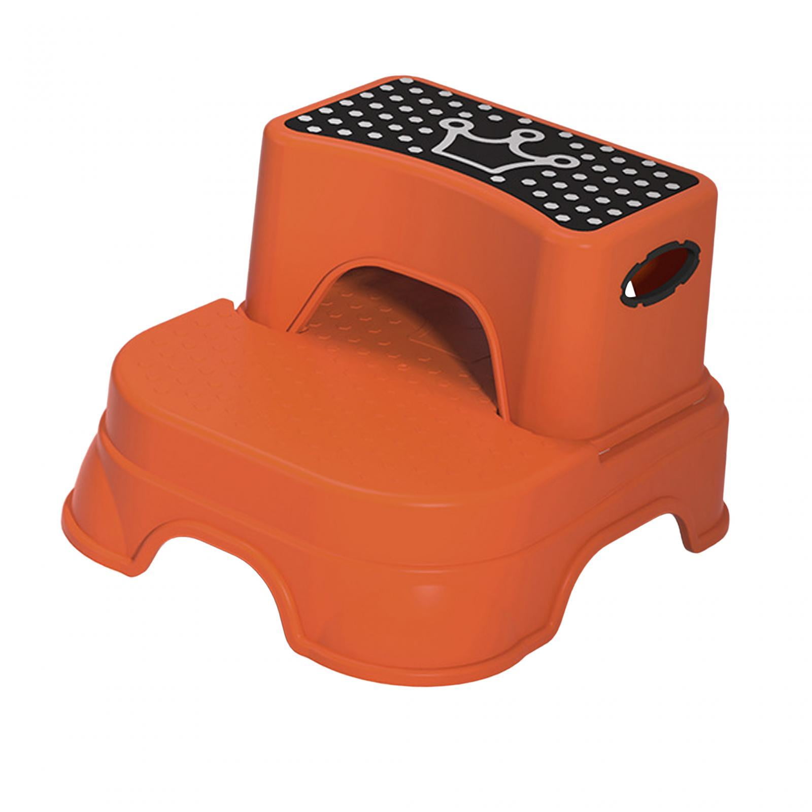 Step Stool Stable Two Step Stool for Kids for Entryway Toilet Living ...