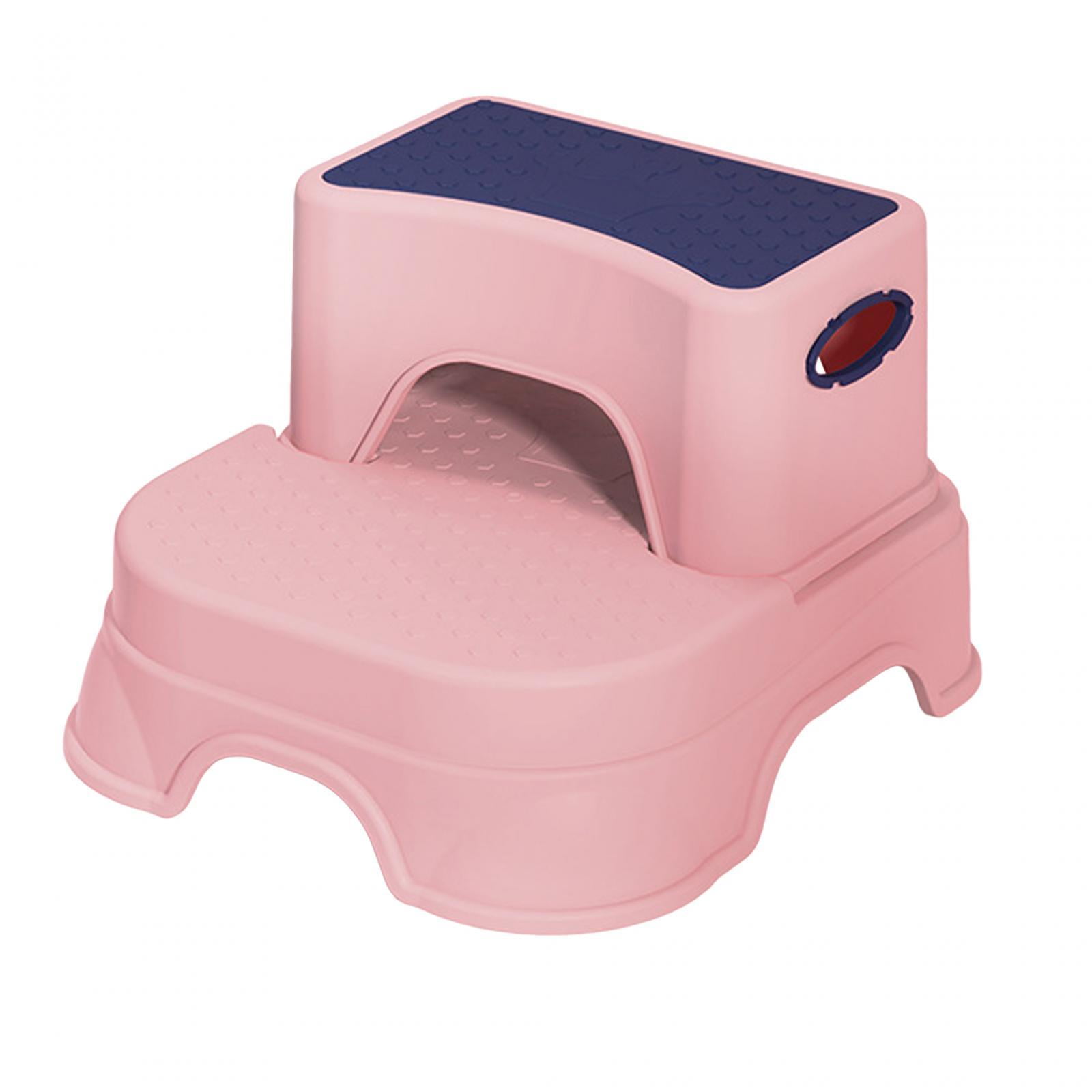Step Stool Stable Two Step Stool for Kids for Entryway Toilet Living ...