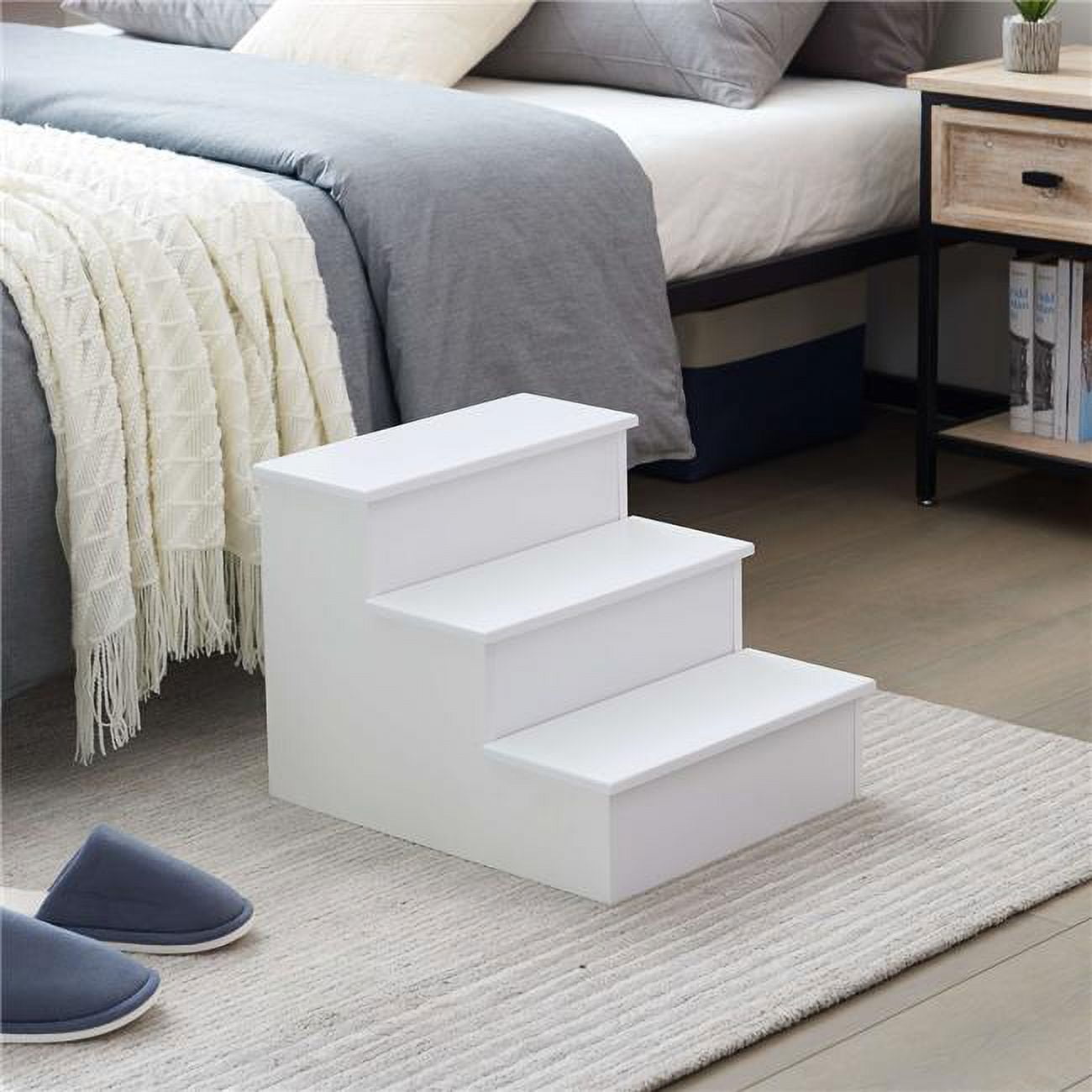 Step Stool, White - Walmart.com