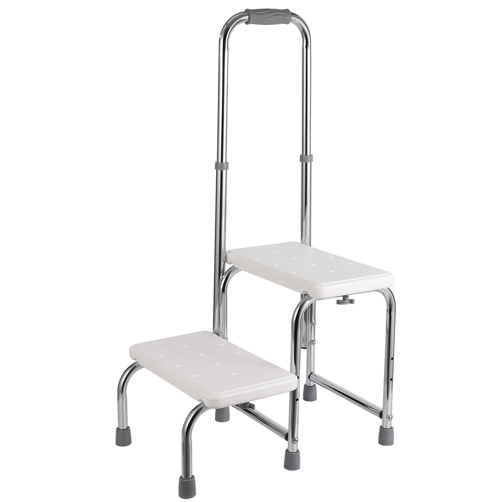Step Stool with Handle and Non Skid Rubber Platform, Lightweight and ...