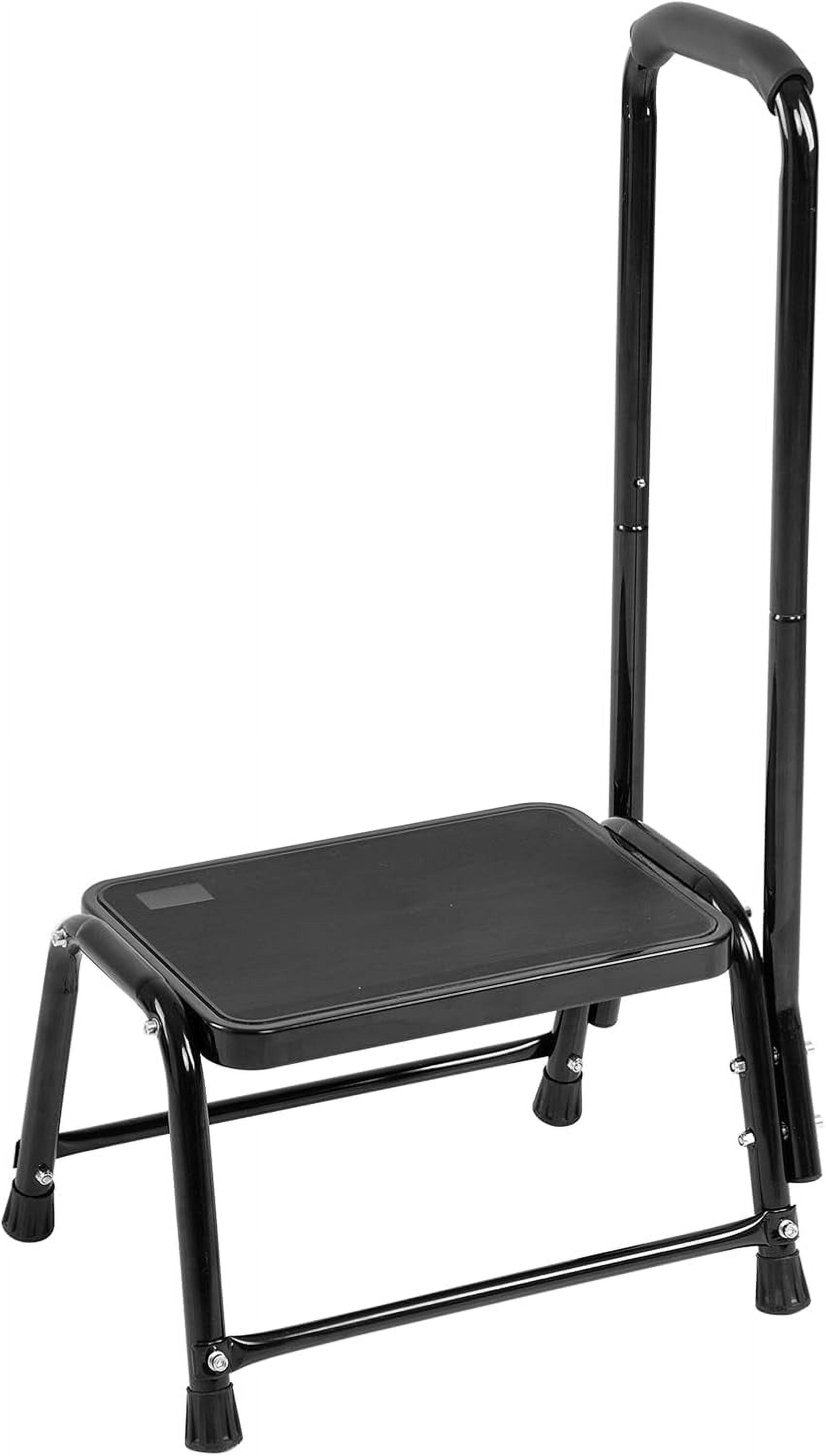 Step Stool with Handle for Adults，Seniors Heavy Duty Holds 350 lbs ...