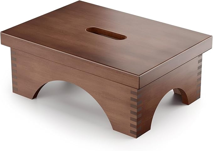 Step Stools for Adults Pre-Assembled, Sturdy Foot Stool Lightweight ...