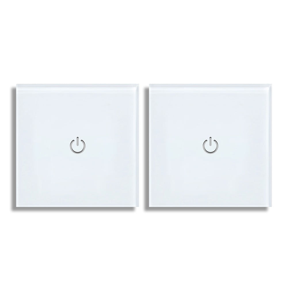 Step Switch Bedroom Sensor 1/2Gang 2way Dual Touch Switch Tempered ...