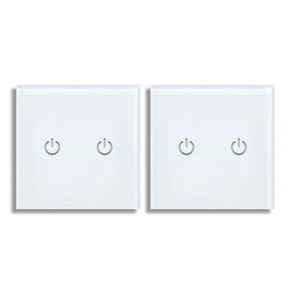 Step Switch Bedroom Sensor 1/2Gang 2Way Dual Touch Switch Tempered ...