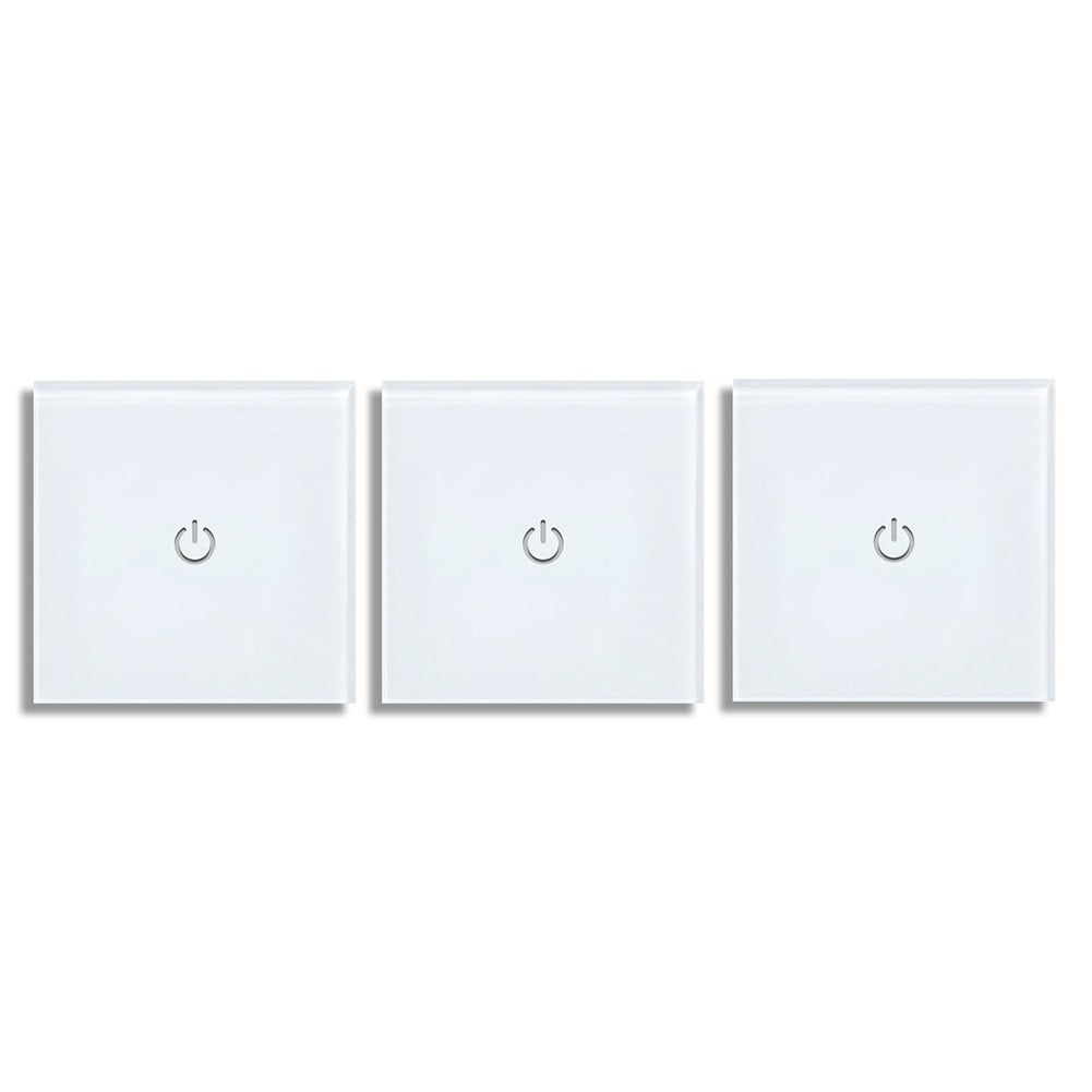 Step Switch Bedroom Sensor 1/2Gang 2way Dual Touch Switch Tempered ...
