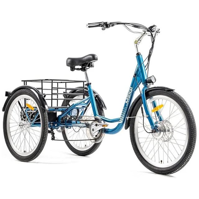 Step Thru Electric Tricycle for Adult, 350W 36V 13AH Electric Trike 7 ...