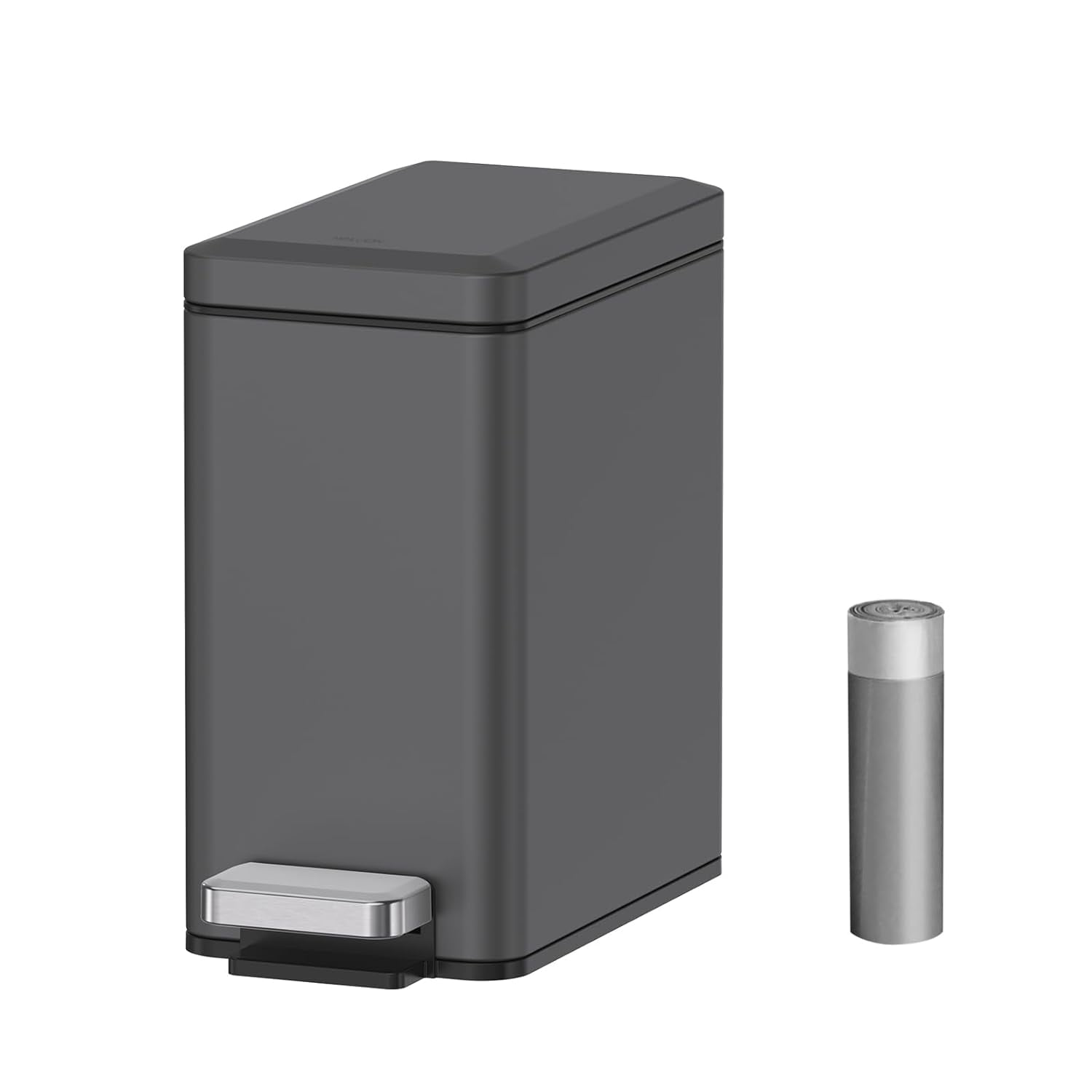Step Trash Can 6 Liter 1.6 Gallon Slim Design Step-On Trash Can with ...