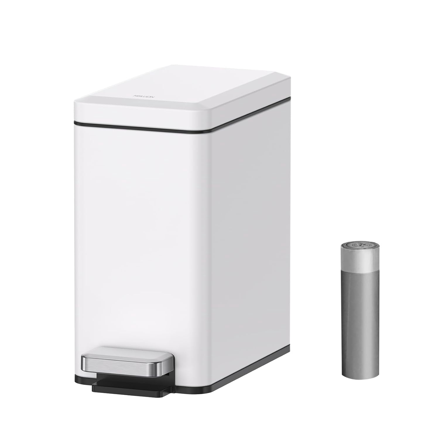 Step Trash Can 6 Liter 1.6 Gallon Slim Design Step-On Trash Can with ...