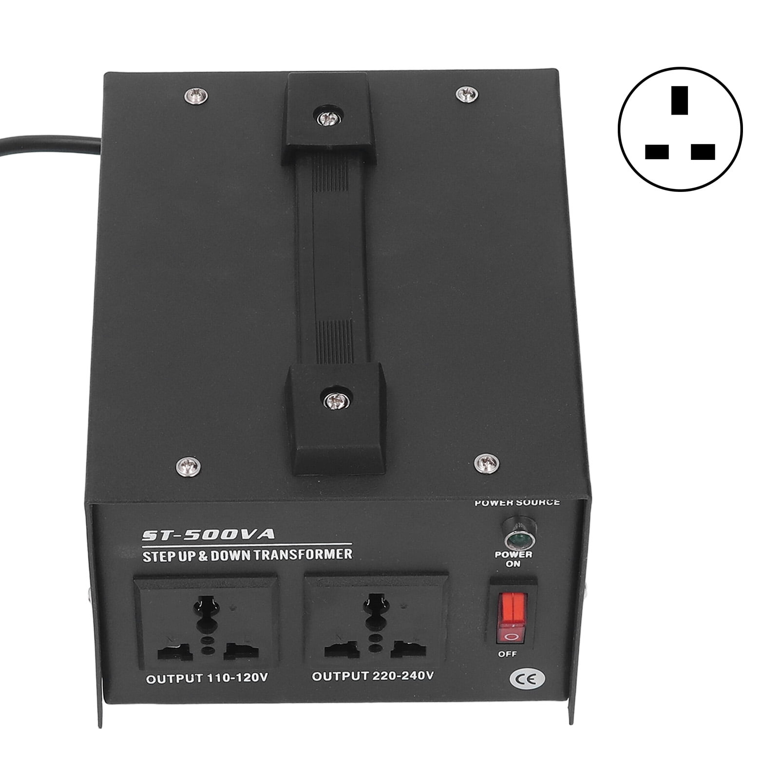 Step Up Buck Transformer 500W Heavy Duty Voltage Converter Output 110V ...
