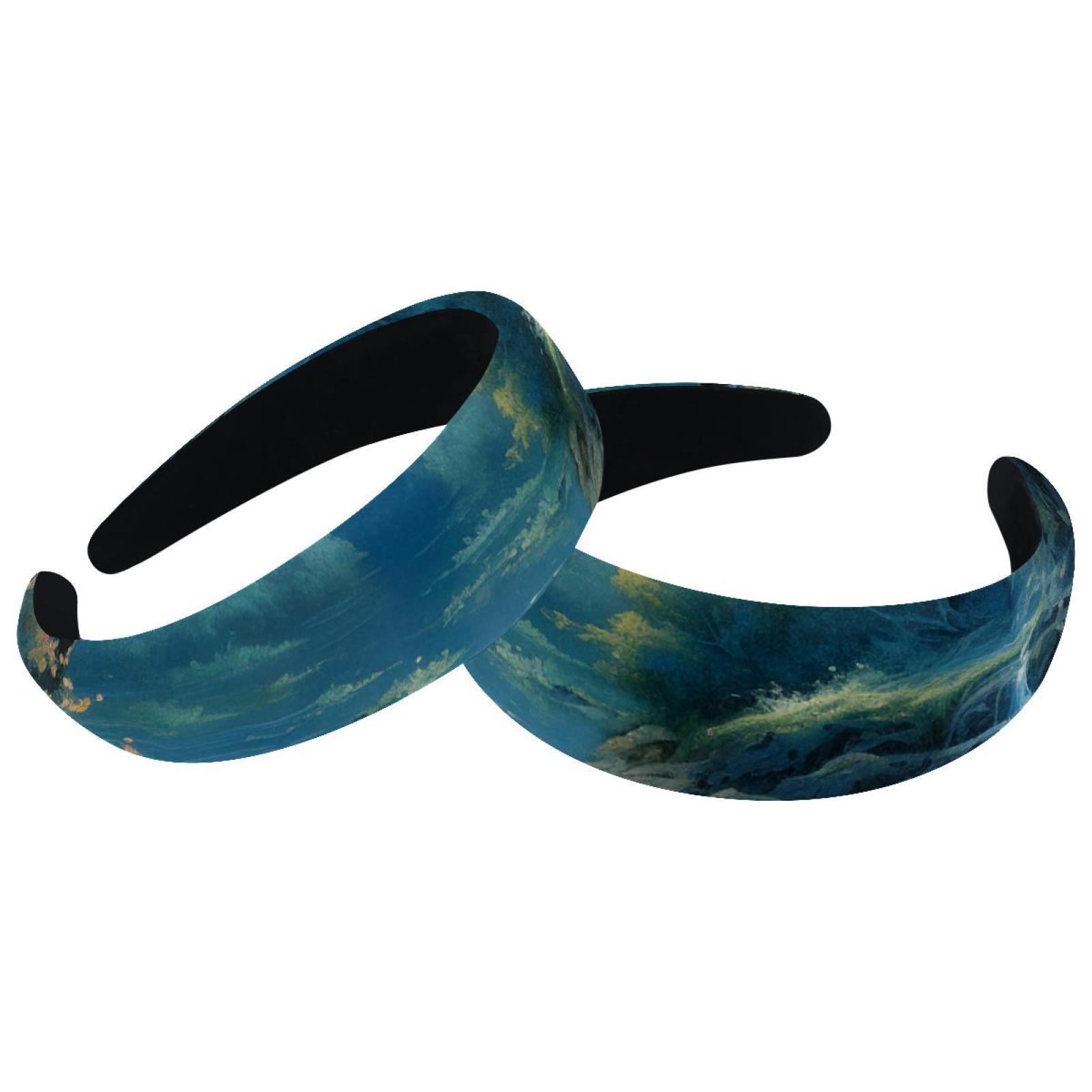 Step Up Your Style with Dutch Velvet Wide Headbands, Soft & Secure 2pcs ...