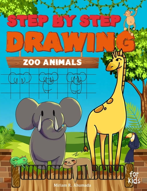 How To Draw Zoo Animals For Kids