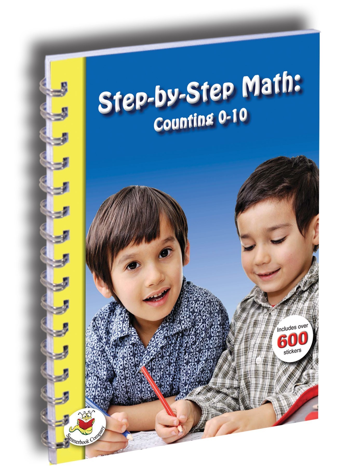step by step math counting 0 to 10 book with over 600 stickers ...