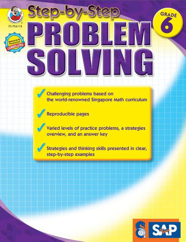 Pre-Owned Step-by-Step Problem Solving, Grade 6 Paperback - Walmart.com