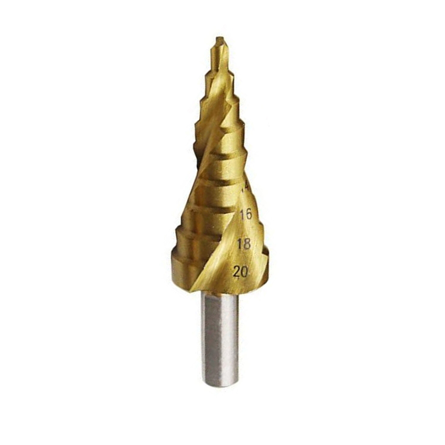 Step drill bit set, 3 triangular handle spiral groove step drill bits ...