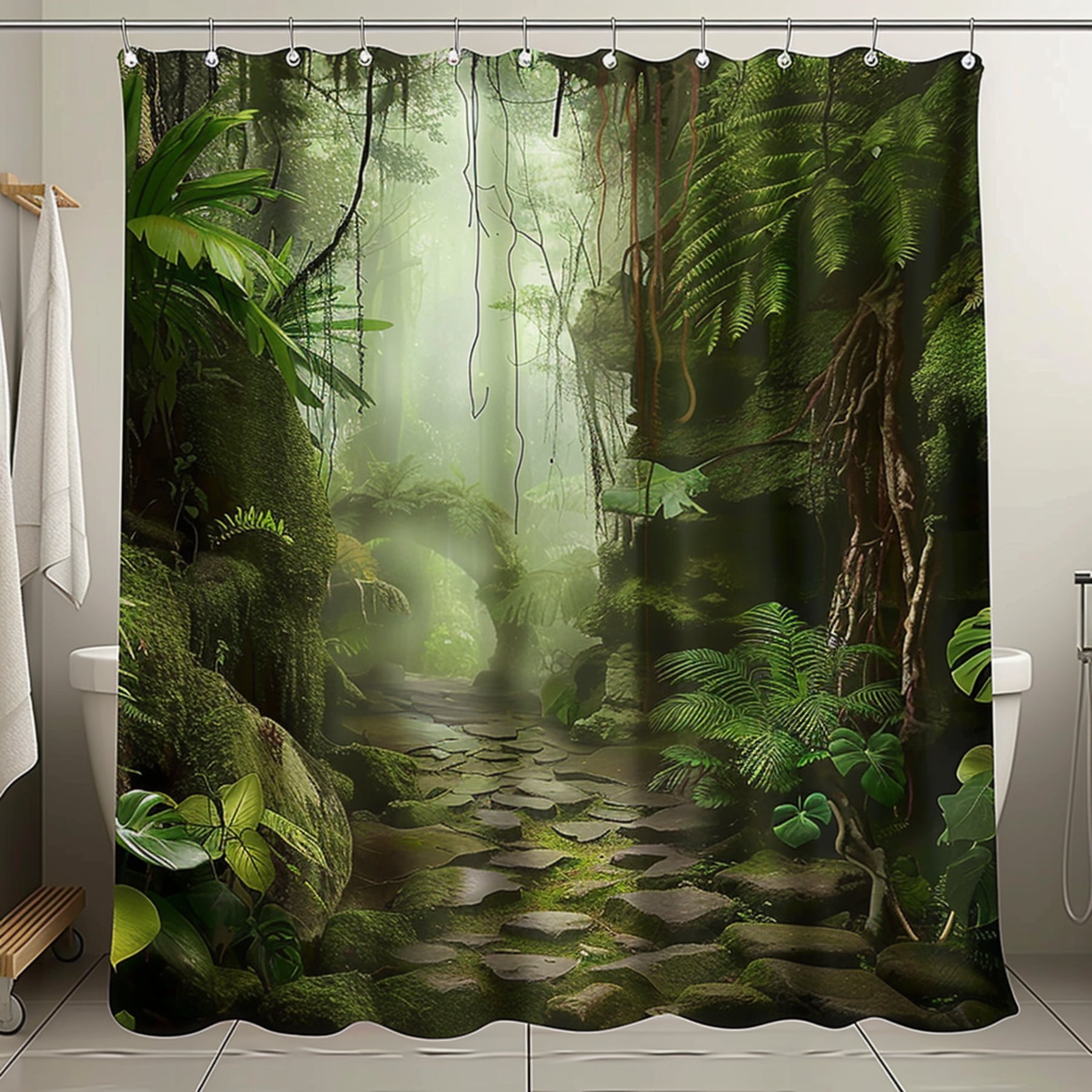 Step Into A Oasis Every Morning With Our Hyperrealistic Tropical