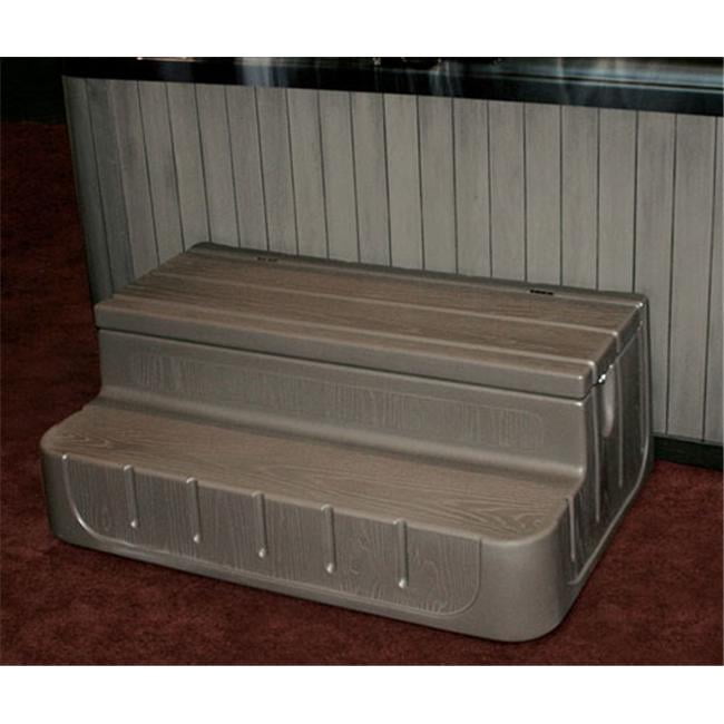 Step n Stow 6130337 Concept 1 Spa Steps - Smoke Gray - Walmart.com