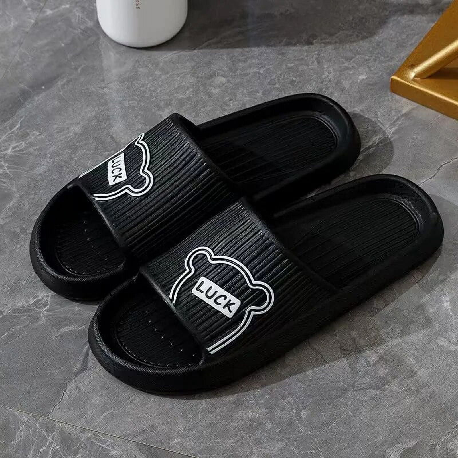 Step on the stool feeling cartoon sandals female summer soft-soled ...