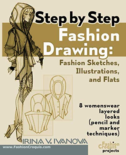 Pre-Owned Step by step fashion drawing. Fashion sketches, illustrations ...