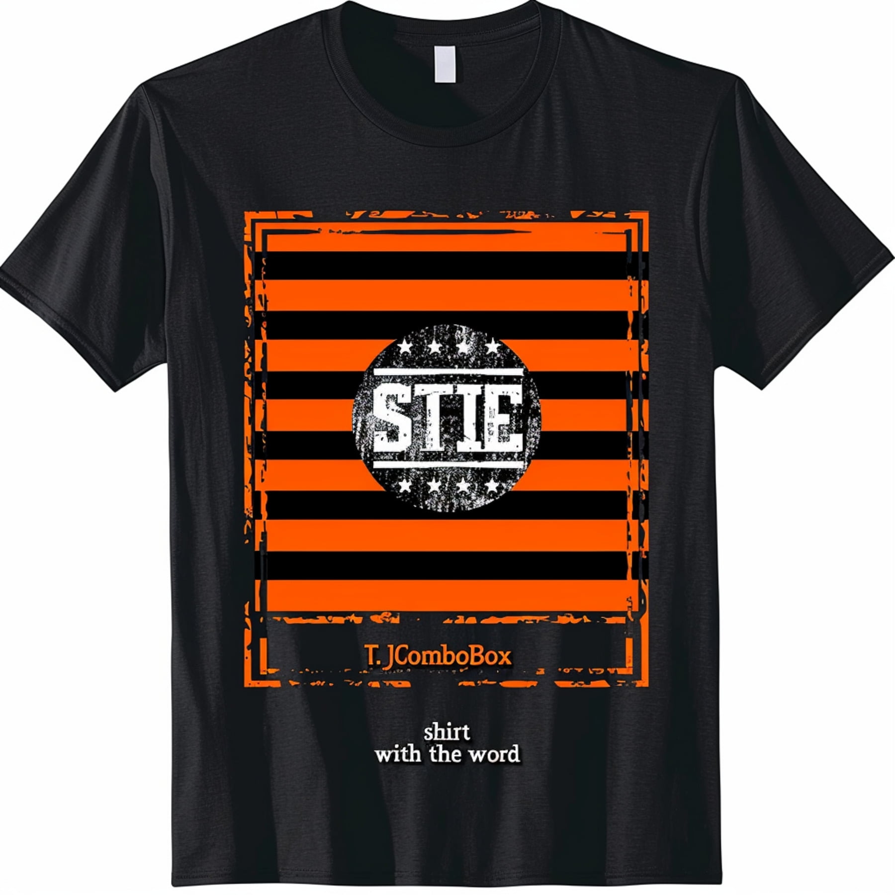 Step up your style game with our exclusive 'Ten_STEP' Black TShirt ...