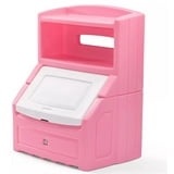 Step2 Lift & Hide 38"H Kids Plastic Storage Bin and Toy Organizer, Pink ...