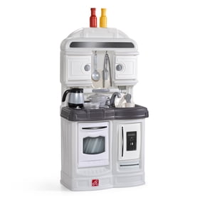 Step2 Great Gourmet Tan and White Plastic Kid Kitchen Playset includes ...