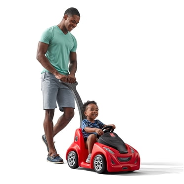 Step2 Whisper Ride II Blue Push Car, Ride on Toy for Toddlers with ...