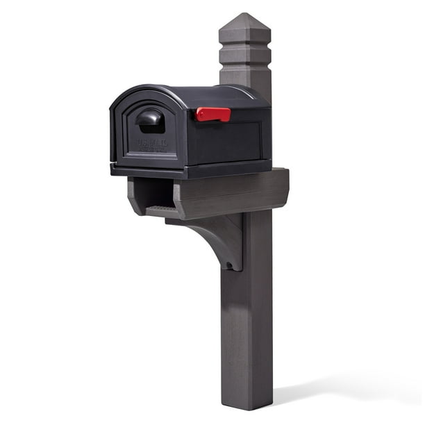 Step2 Lakewood Extra Large T4 Mailbox with Post Kit and Magnetic ...