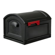 Step2 MailMaster Hudson Mailbox | Black Mailbox with Newspaper Holder ...