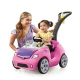 Step2, Kids Push Car, Whisper Ride II Pink, Easy-Fold Handle - Walmart.com