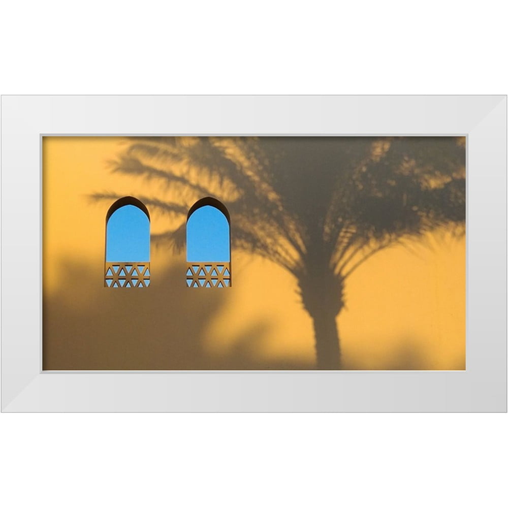 Stepanov, Dmitry 24x15 White Modern Wood Framed Museum Art Print Titled - Palm - Walmart.com
