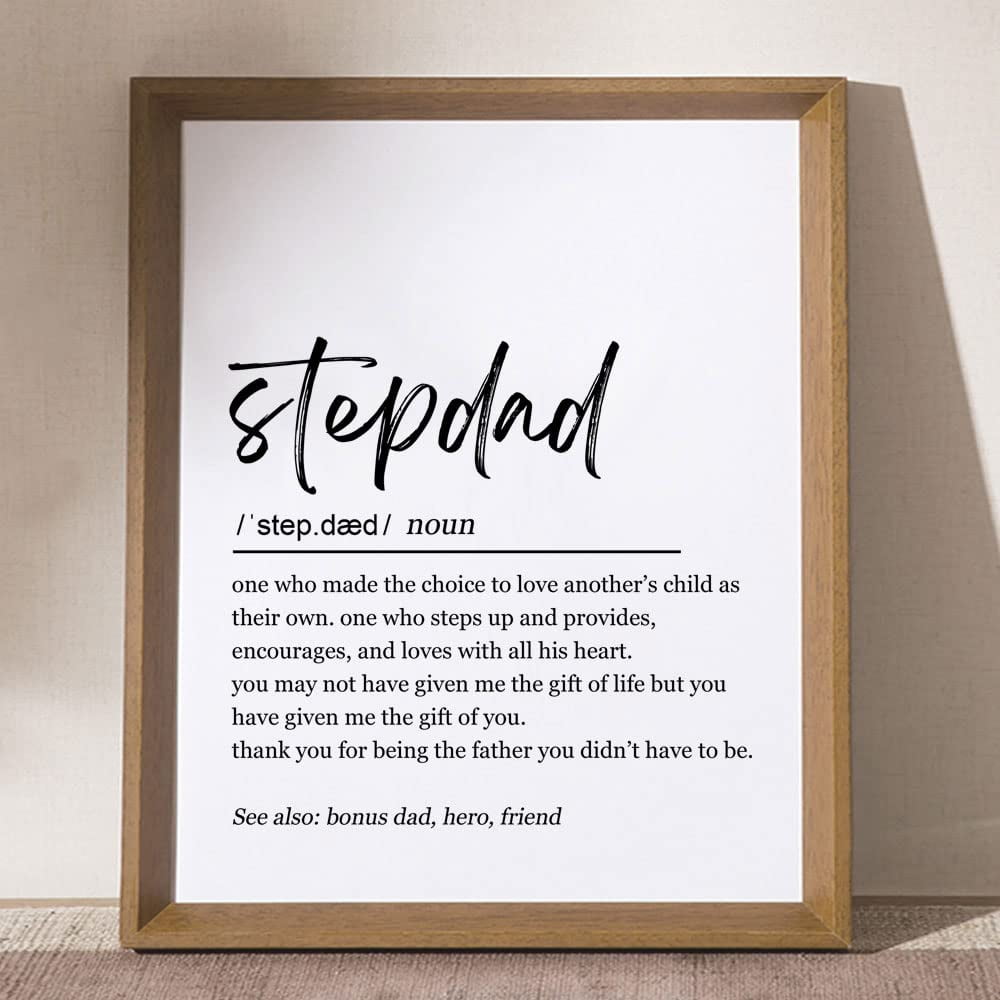 Stepdad Gift, Fathers Day Gift, Gift For Stepdad, Stepdad Definition ...