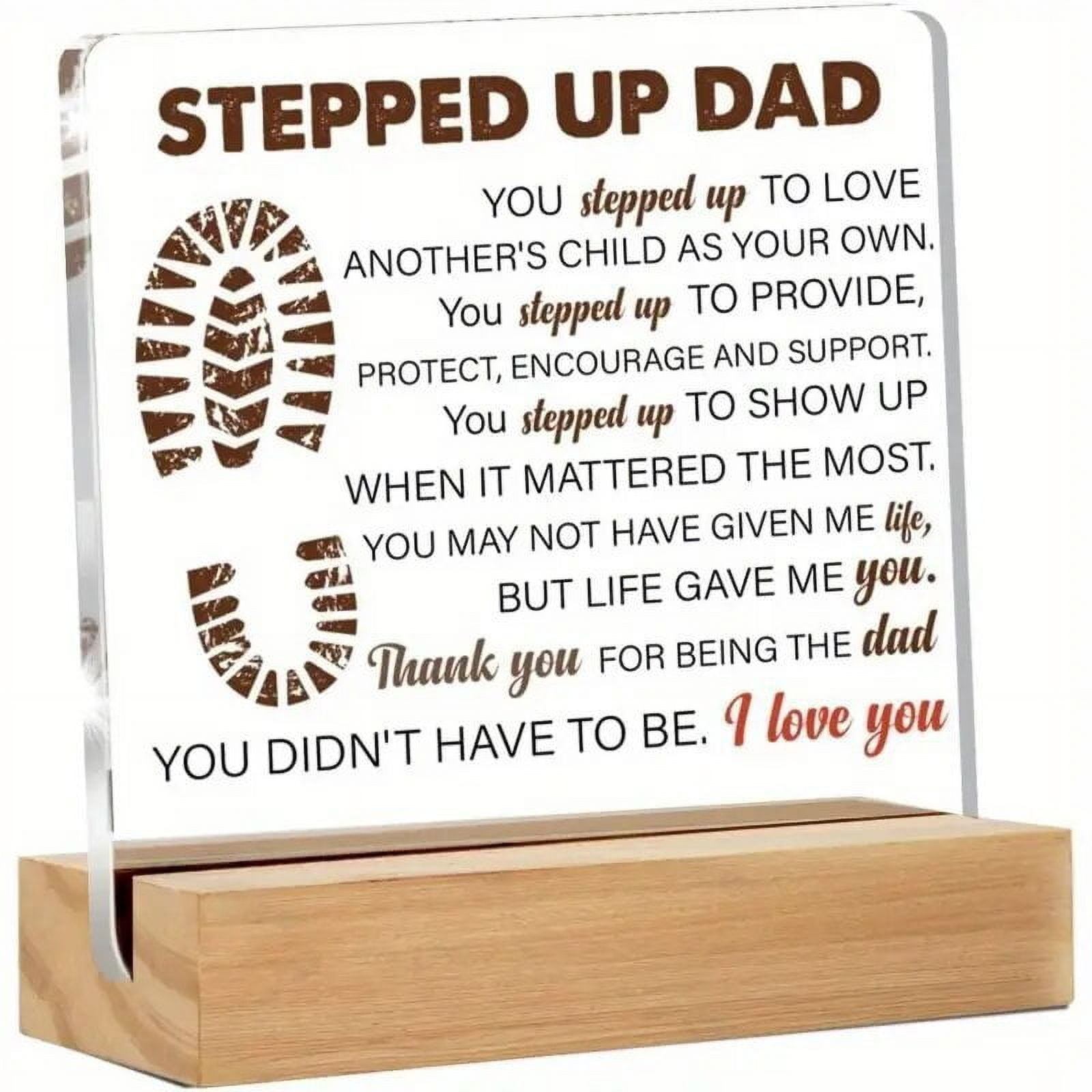 Stepdad Gifts from Stepdaughter Stepson for Fathers Day, Gifts for Step ...