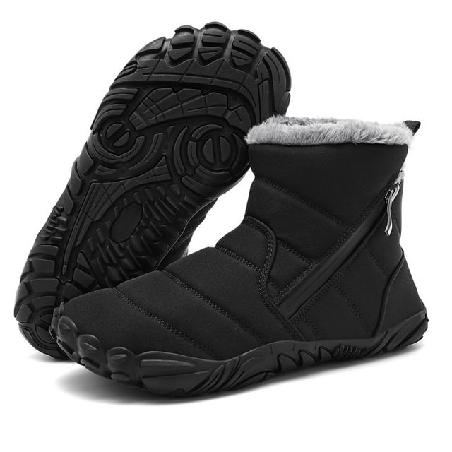 Stepedia Boys Girls Snow Boots Waterproof Non-slip Cold Weather Faux ...