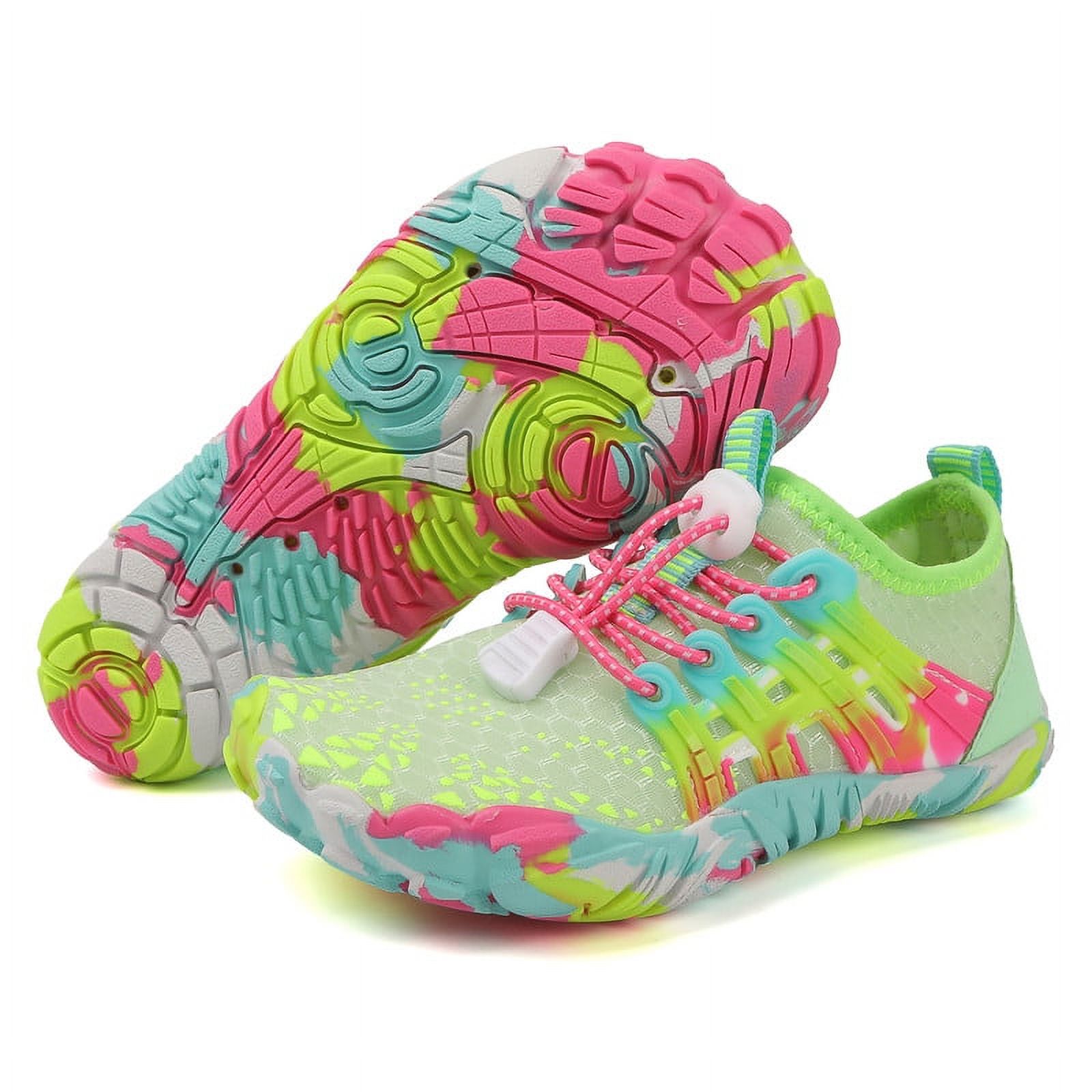 Lifeguard Girls' Water Shoe, Aqua/Pink, 11/12 S - Walmart.com