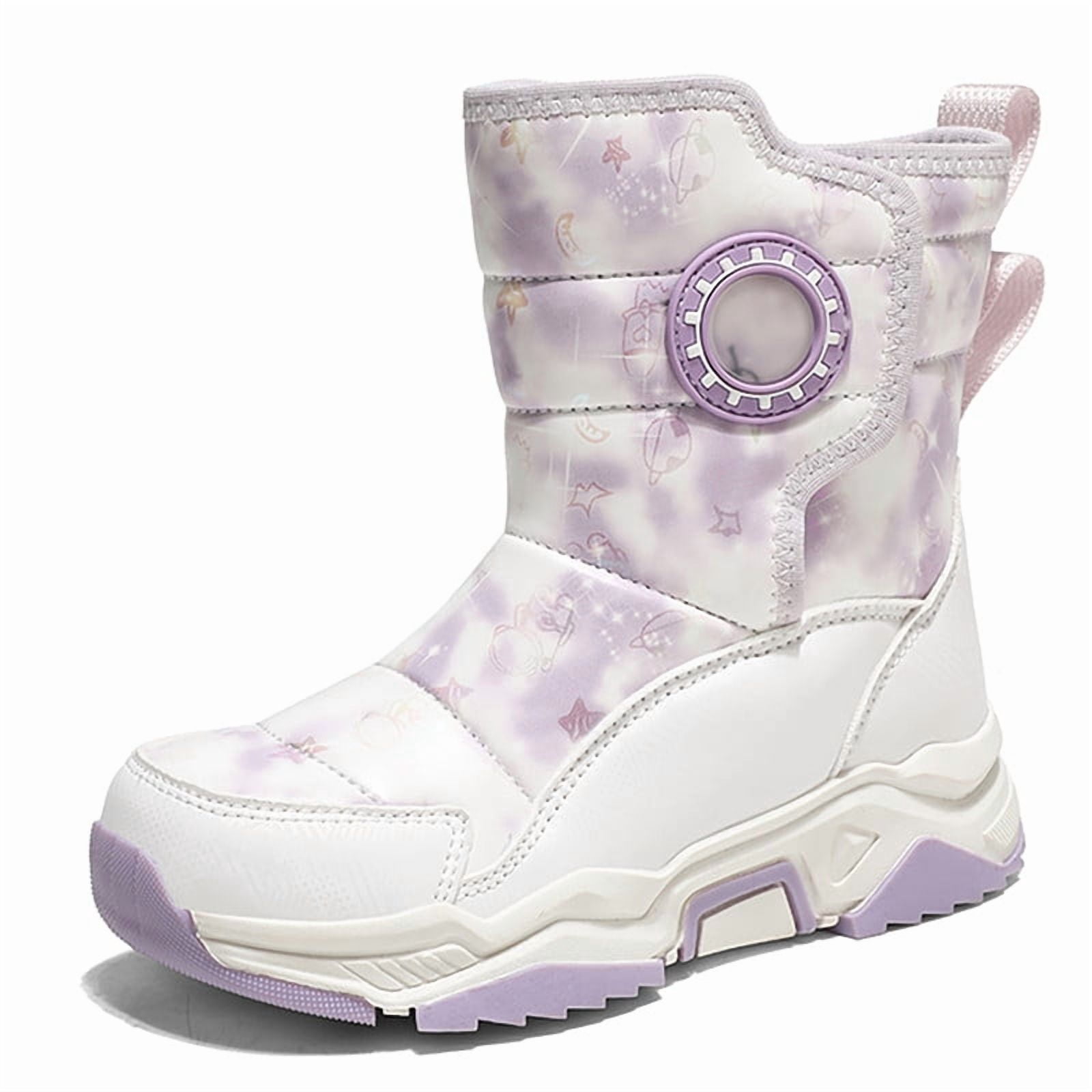 Stepedia Girls Snow Boots Waterproof Outdoor Warm Slip Boys Winter ...