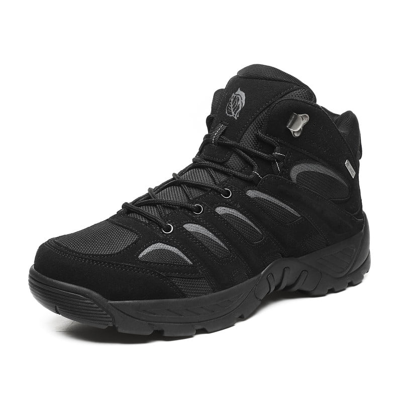 Stepedia Hiking Boots Men Casual Mid Hiking Shoes Non Slip Waterproof ...