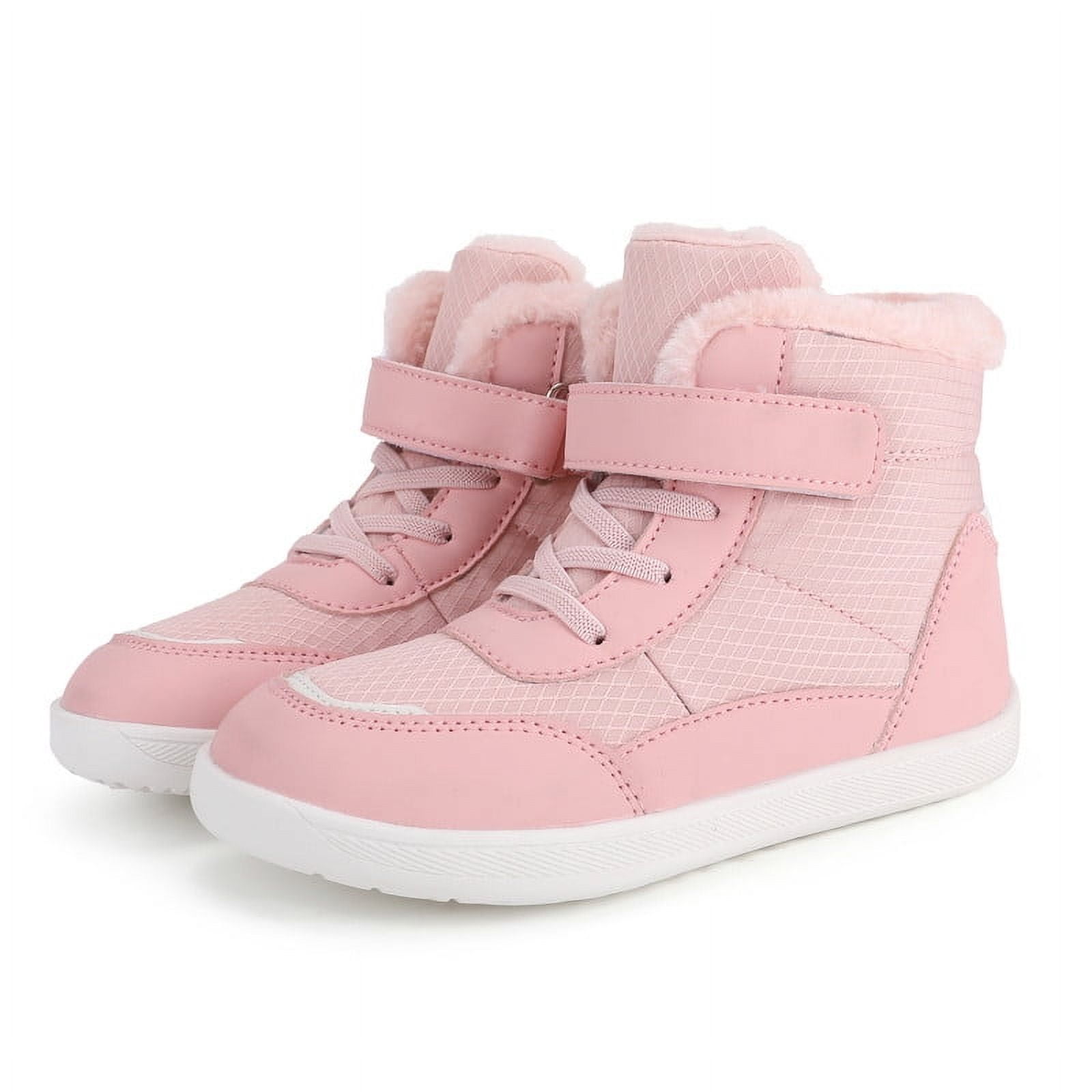 Stepedia Kids Girls Boys Snow Boots Barefoot Wide Toe Box Walking Shoes ...