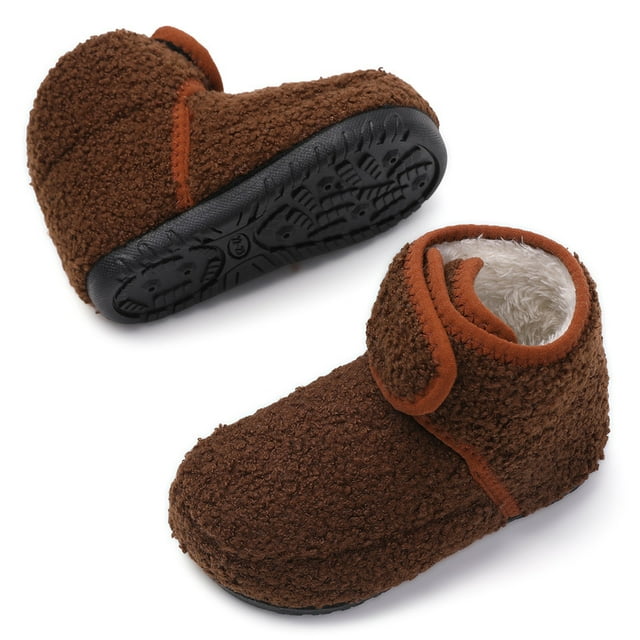 Stepedia Kids Slippers Fuzzy Kids Slippers Warm House Shoes Boots for ...