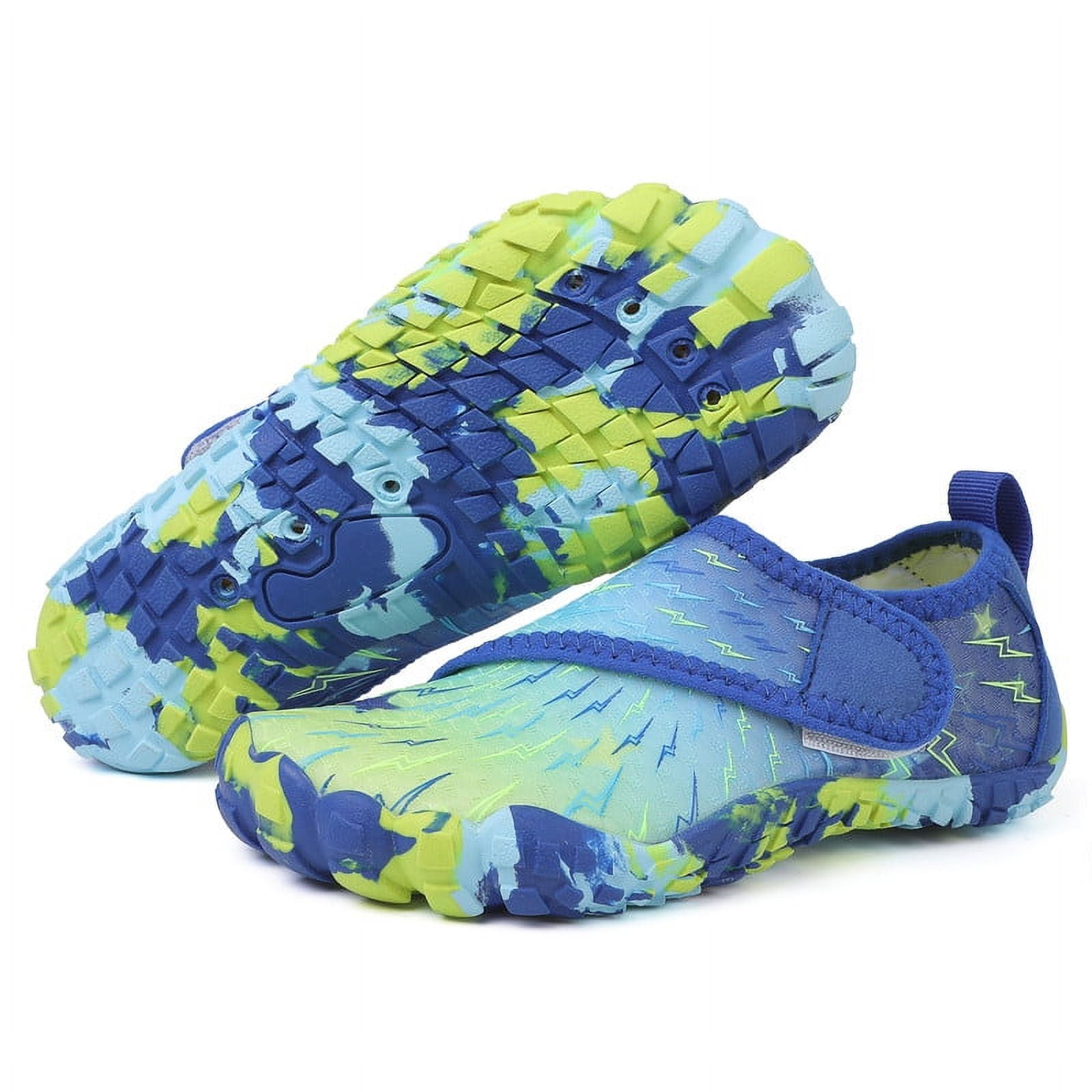 Stepedia Kids Water Shoes, Quick Dry Non-Slip Aqua Socks, Camo Design ...