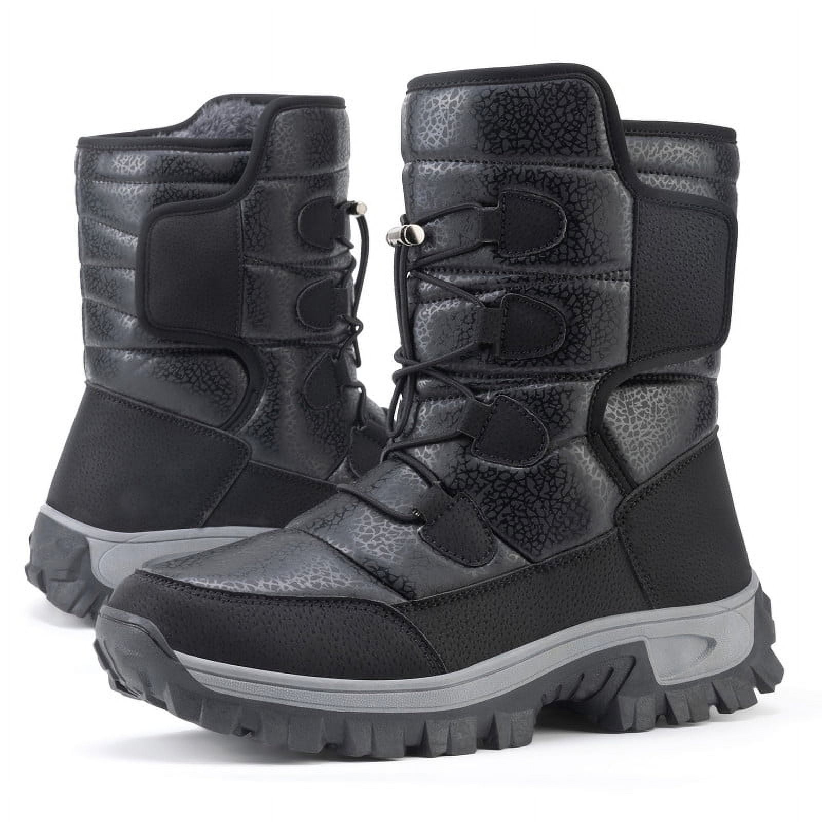 Stepedia Women's Snow Boots Warm Insulated Faux Fur Lined Mid Calf ...