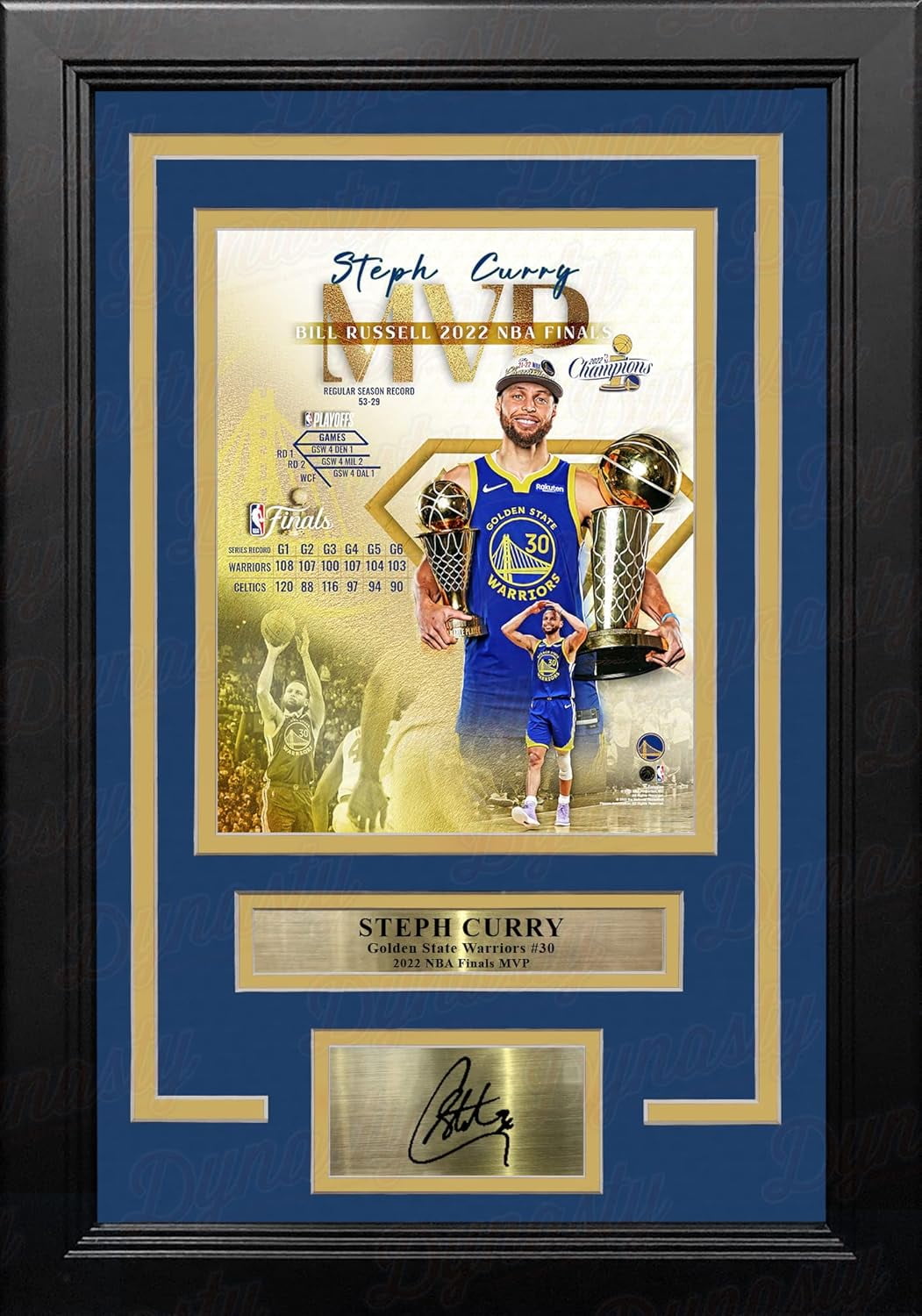 Steph Curry 2022 Finals MVP Golden State Warriors Framed 8"x10" Photo ...