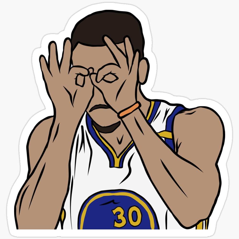 Steph Curry 3 Point Goggles Sticker Phone Decal Water Bottle Stickers ...