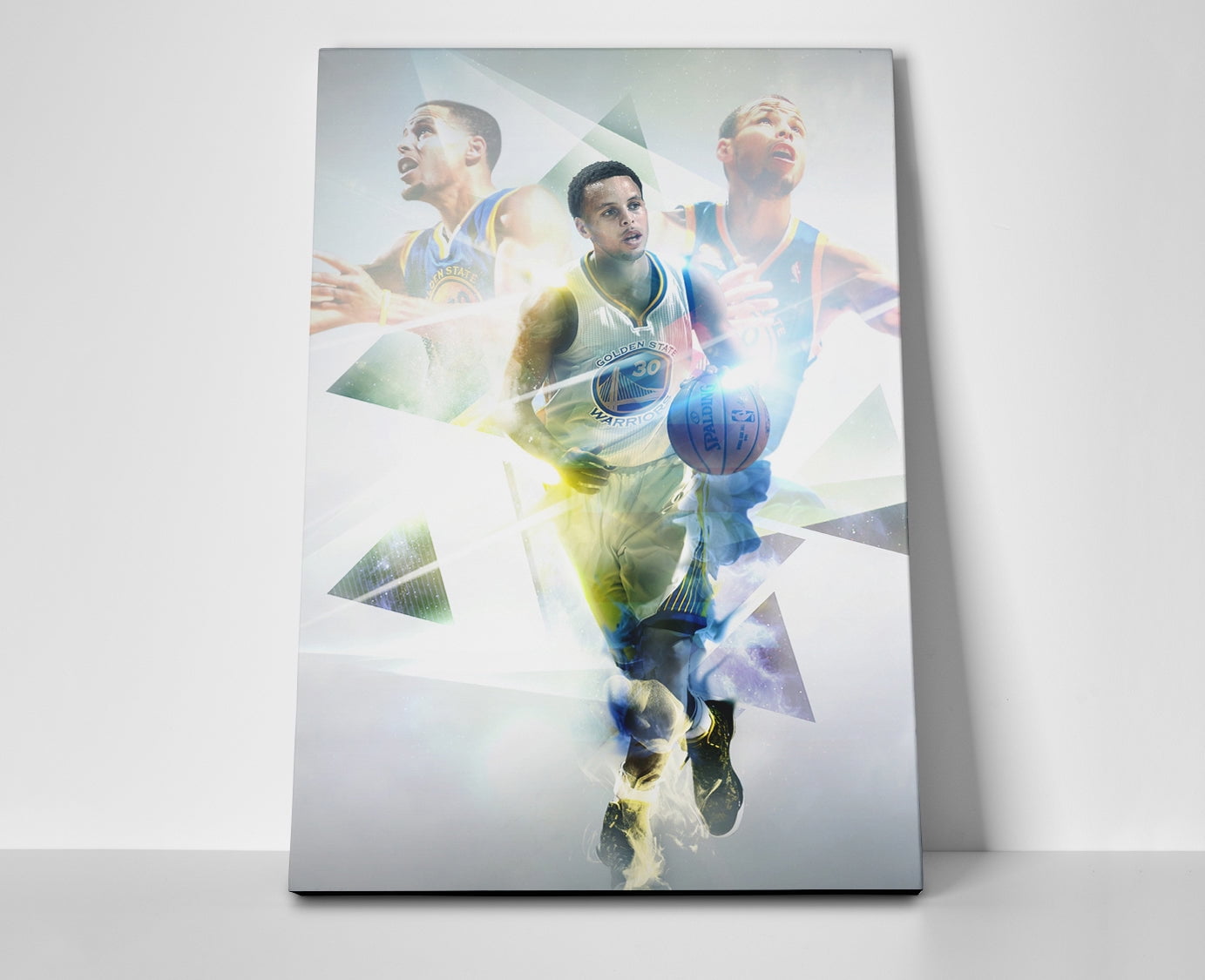 Steph Curry Dribble Poster or Wrapped Canvas - Walmart.com