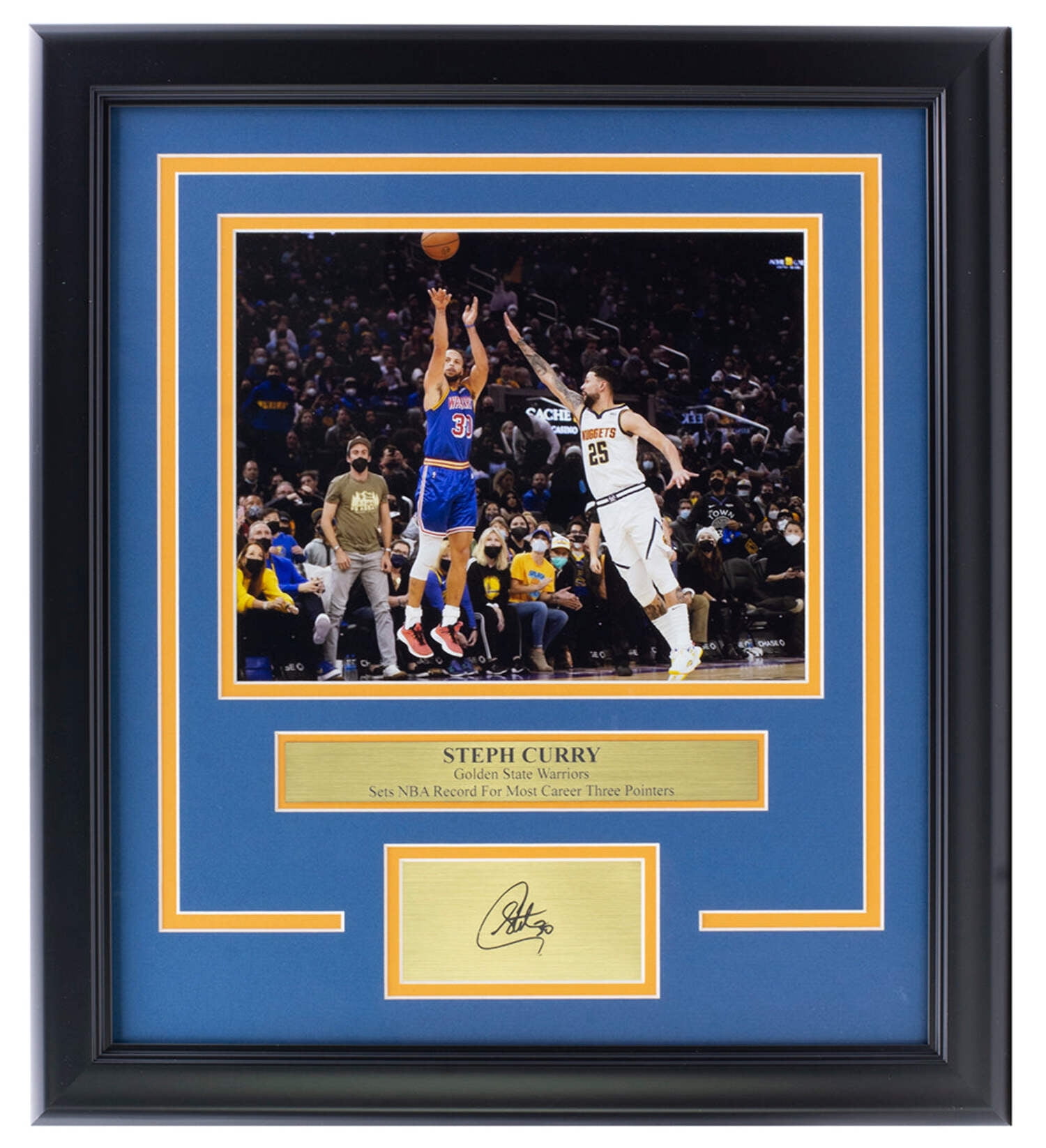 Steph Curry Framed 8x10 Golden State Warriors Photo w/Laser Engraved ...