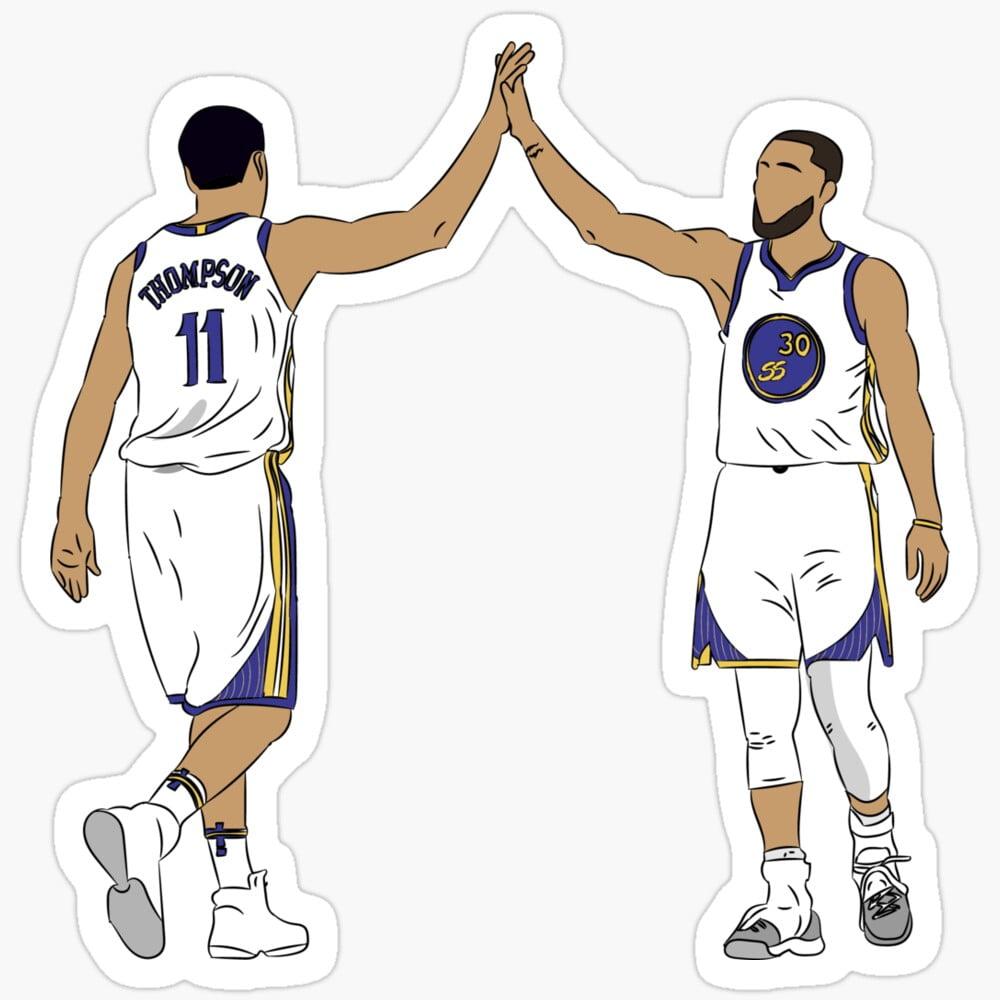 Steph Curry And Klay Thompson Sticker Baseball Sticker, Football ...